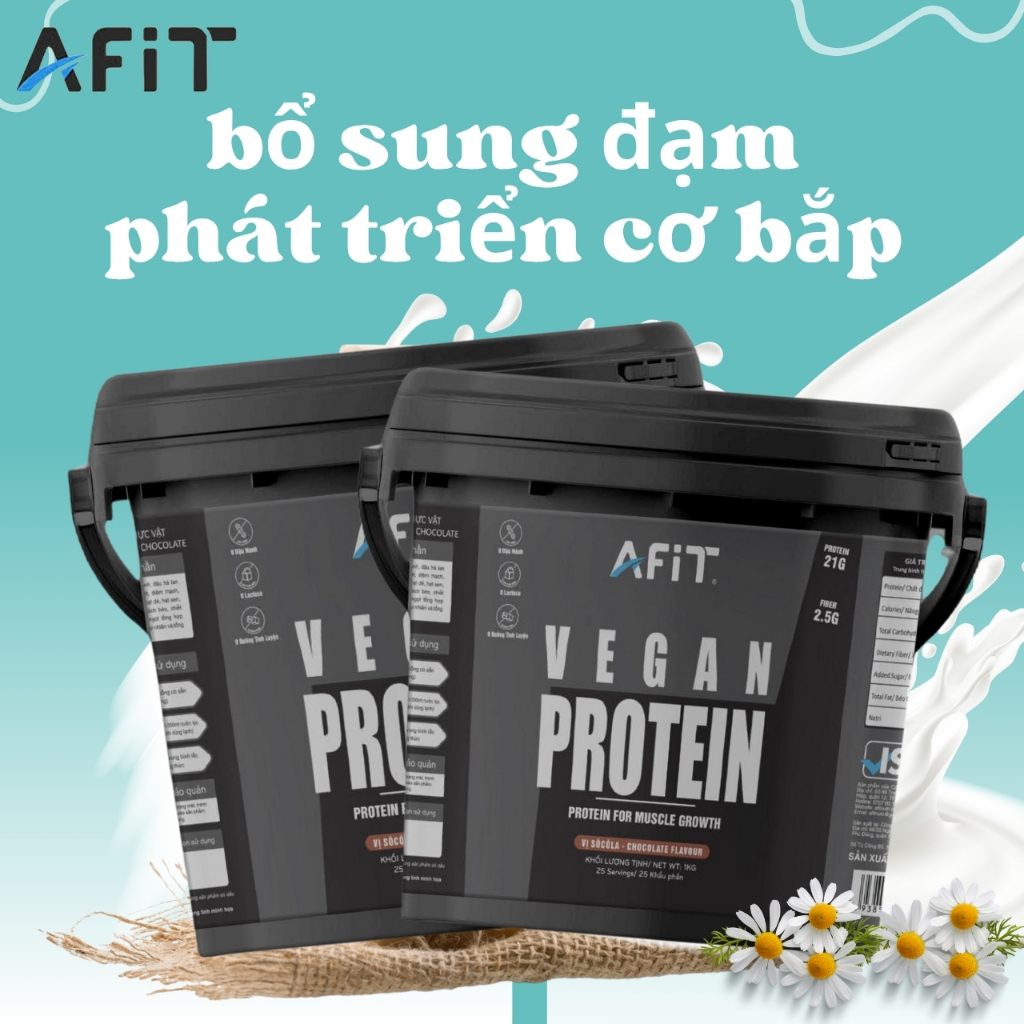 Combo 2 Thùng Bột Whey Protein Vegan Thực Vật Thuần Chay Tăng Cơ Giảm ...