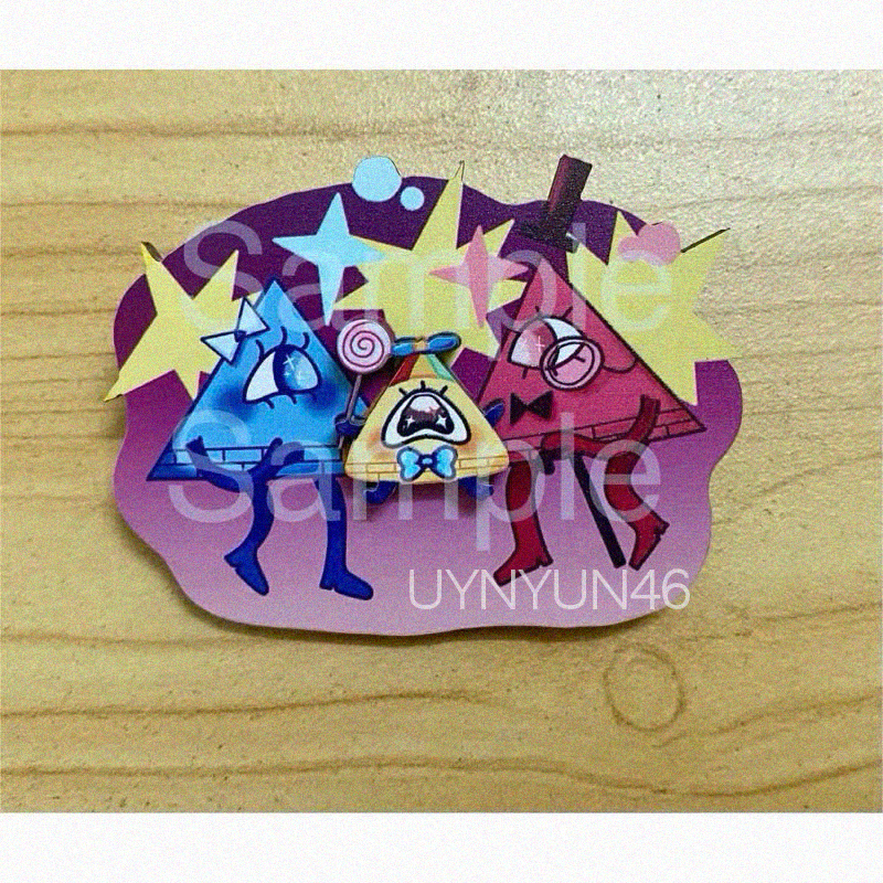 Pin - Huy hiệu gỗ hoạt hình Gravity Falls Baby Bill Cipher | Shopee ...