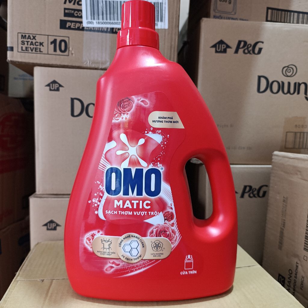 NƯỚC GIẶT OMO MATIC SẠCH THƠM VƯỢT TRỘI CỬA TRÊN 2,7KG | Shopee Việt Nam