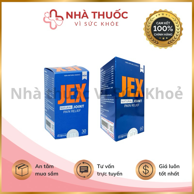 [Có Tem Tích Điểm] Viên uống JEX giảm đau, bảo vệ xương khớp (Hộp 30 ...