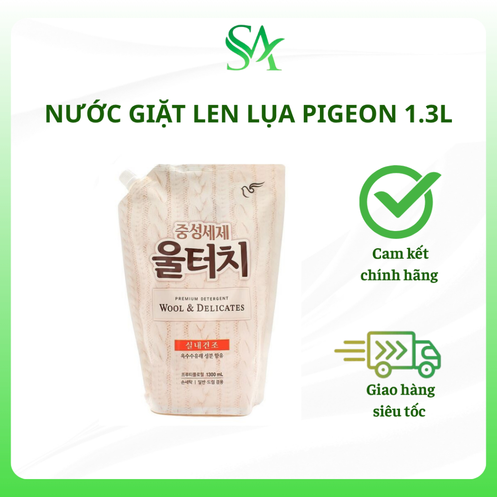 Nước giặt hữu cơ Hàn Quốc giành cho len lụa Pigeon | Shopee Việt Nam