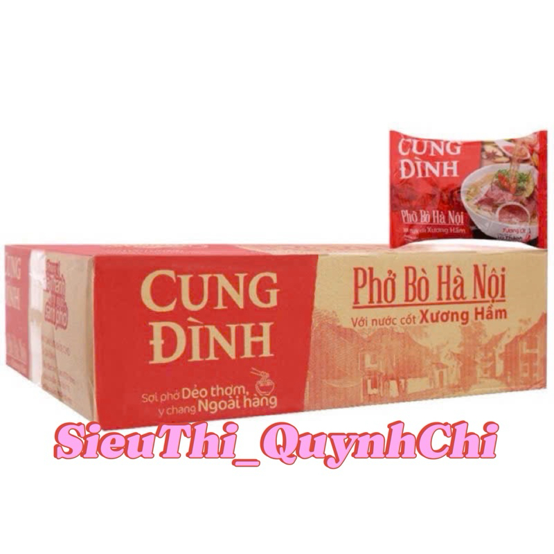 Thùng 30 Gói Phở BO/Gà Cung Đình Mới 73g | Shopee Việt Nam