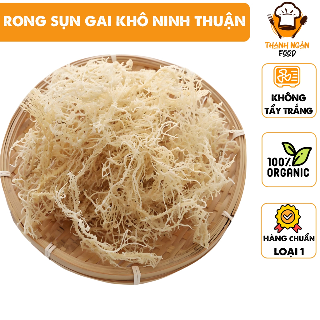 Rong Sụn Biển Gai Khô Đặc Sản Phan Rang Ninh Thuận, Hàng Loại 1, Dùng ...