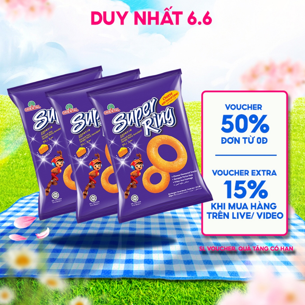 Snack Supering 60g- COMBO vị phomai nhập khẩu Malaysia An Gia Sweets ...