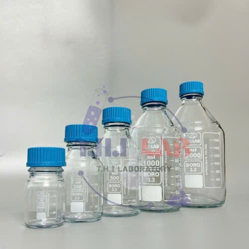 [CHÍNH HÃNG] Chai Thủy Tinh Nắp Vặn Xanh–50ml/100ml/250ml/500ml/1000ml–Thủy Tinh Borosilicate ...