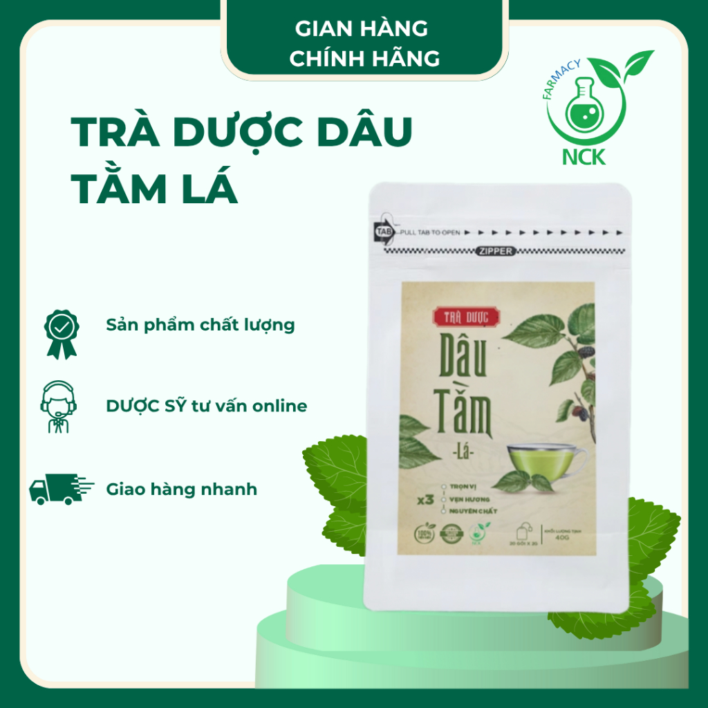 Trà Dược Dâu Tằm Lá NCK - Bổ Sung Dinh Dưỡng, Giải Nhiệt Và Bồi Bổ Cơ ...