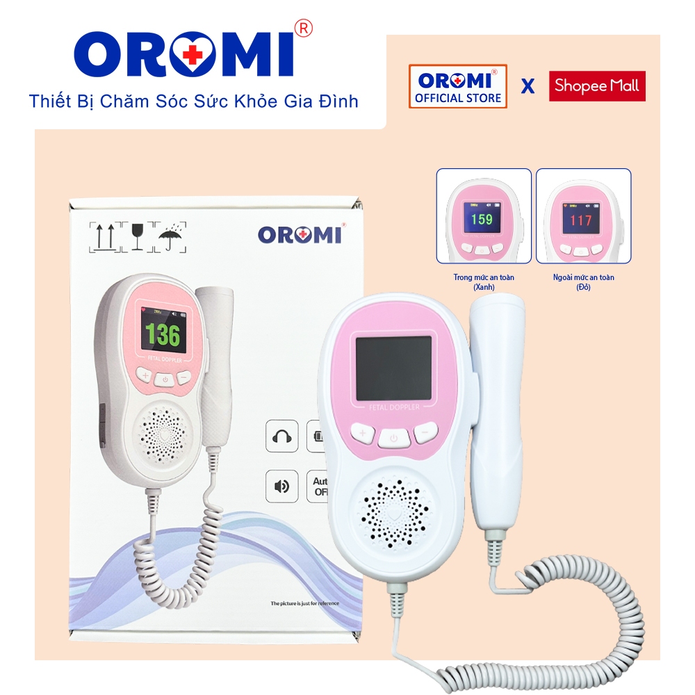 Máy đo tim thai tại nhà cao cấp Oromi CONTEC10CL - Máy nghe tim thai bỏ ...