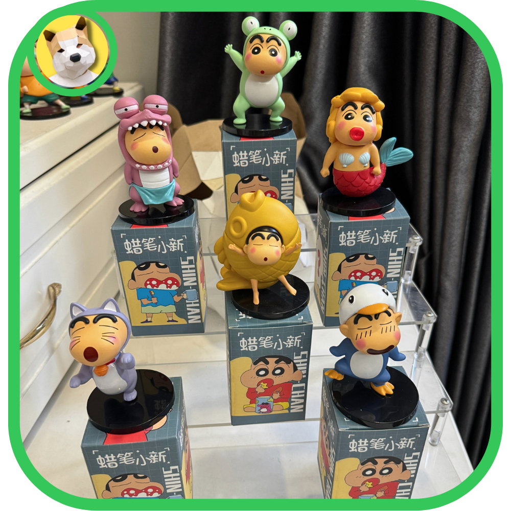 BlindBox Hộp Mù Mô hình Shin chan Shinosuke Cậu bé bút chì dễ thương ...