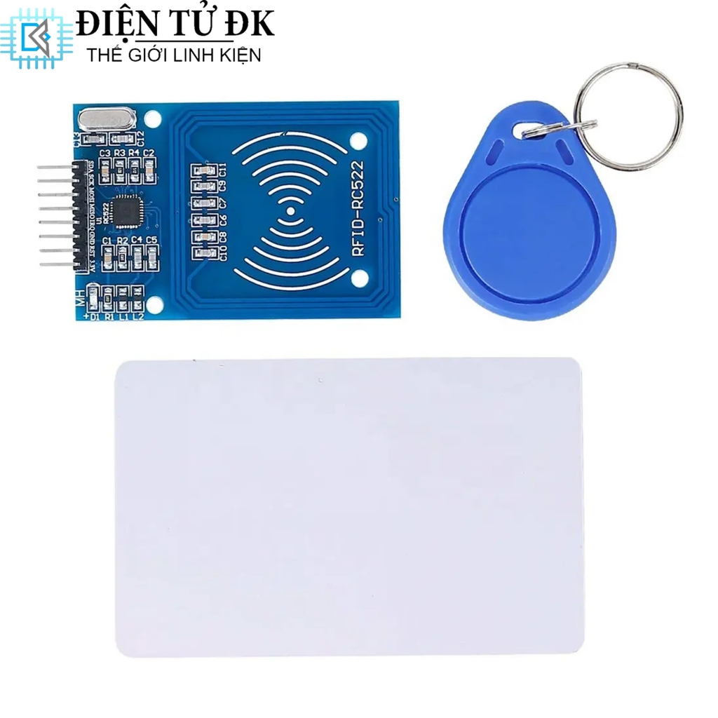 RC522 Mạch Đọc Ghi RFID 13.56Mhz, Tương Thích Với Các Dòng Arduino, ESP ...