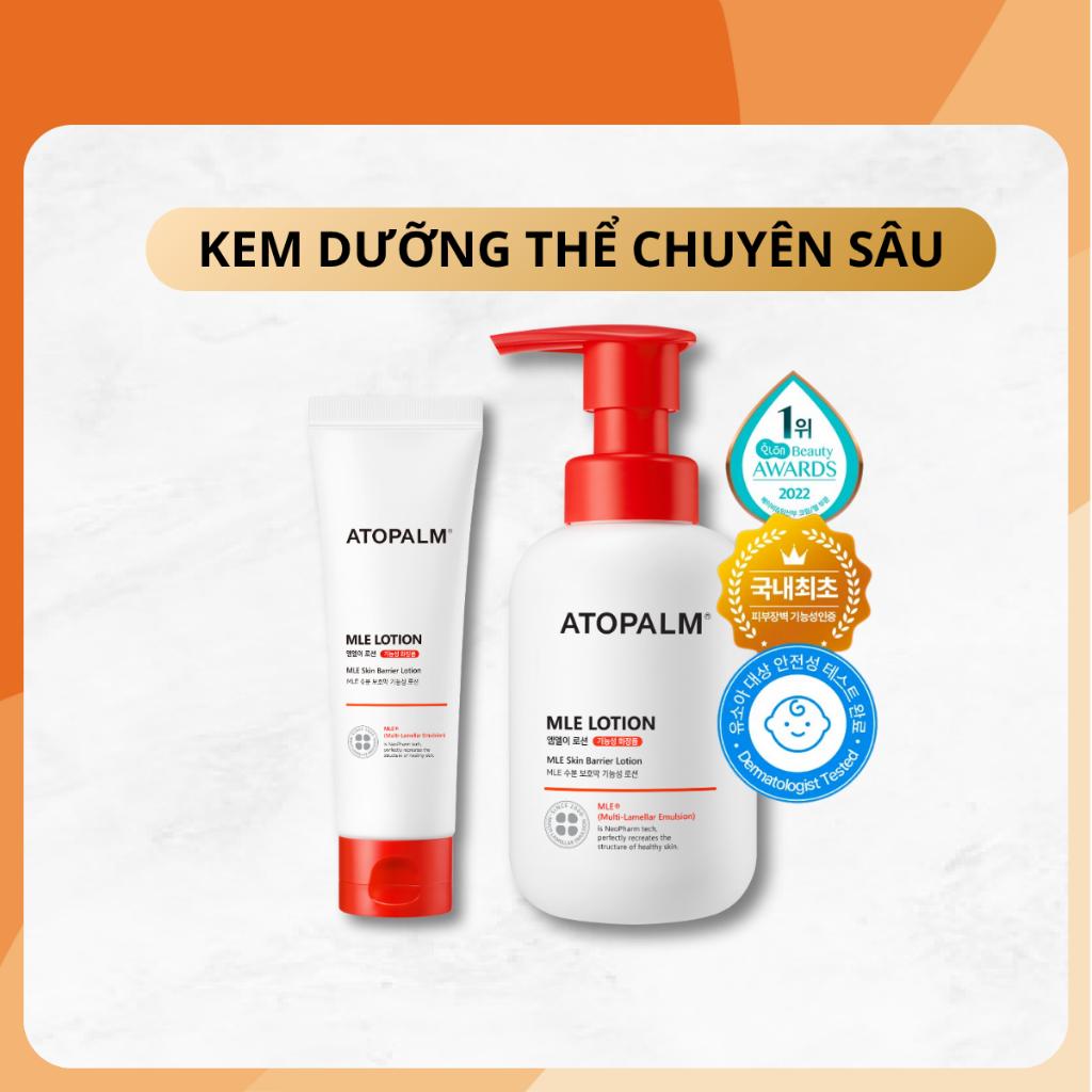 Kem dưỡng toàn thân MLE Atopalm 120ML/200ML - ATOPALM MLE LOTION ...