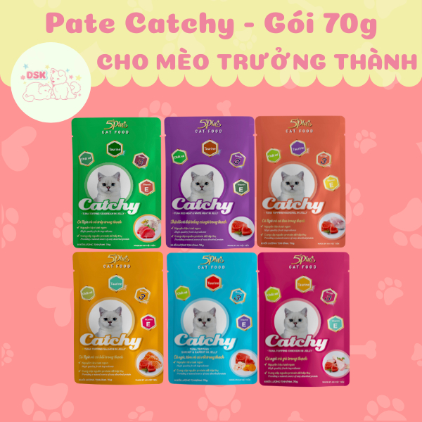 Pate Catchy Cho Mèo Mọi Lứa Tuổi - Gói 70gr | Shopee Việt Nam