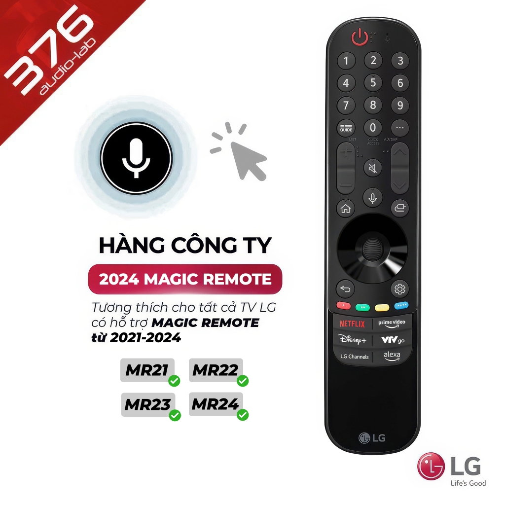 [LOẠI XỊN] Remote Giọng Nói LG MR21 MR22 MR23 MR24 Tương Thích Smart TV ...