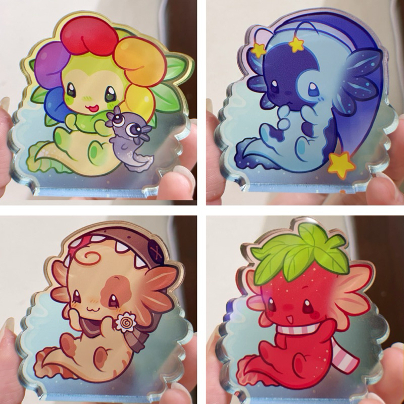 Dandy's World Axolotl Cục chọi 6cm standee Art by Rinfu | Shopee Việt Nam