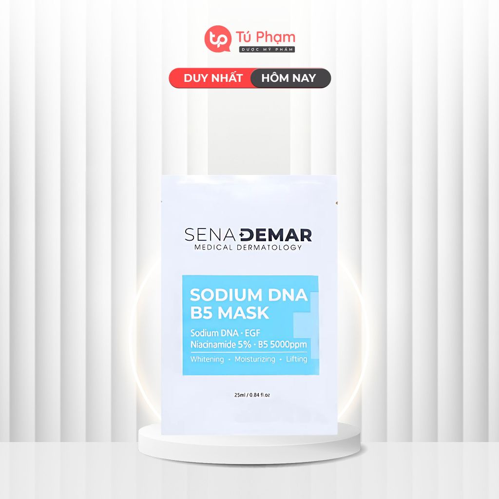 [HÀNG CÔNG TY] Mặt Nạ Phục Hồi Tế Bào Gốc SenaDemar Sodium DNA B5 Mask ...
