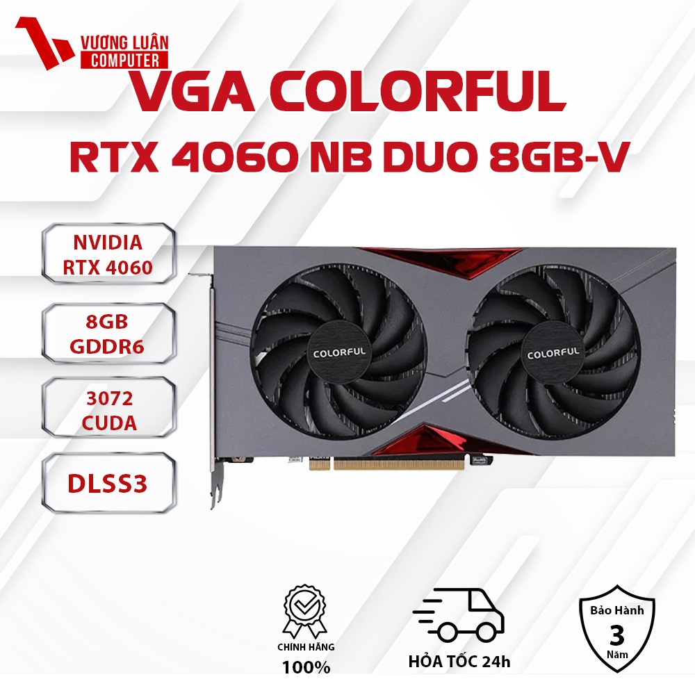 VGA Colorful GeForce RTX 4060 NB DUO 8GB-V Chính Hãng FullVAT | Shopee ...