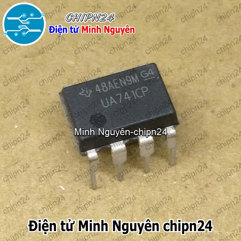 [2 con] (DT) IC UA741CP DIP-8 Hàng Tốt (LM741) | Shopee Việt Nam