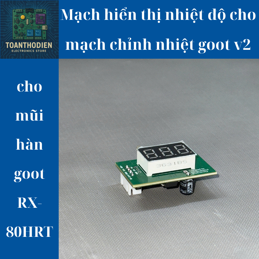V2 - Mạch hiển thị nhiệt độ cho mạch chỉnh nhiệt goot v2 mạch hiển thị ...