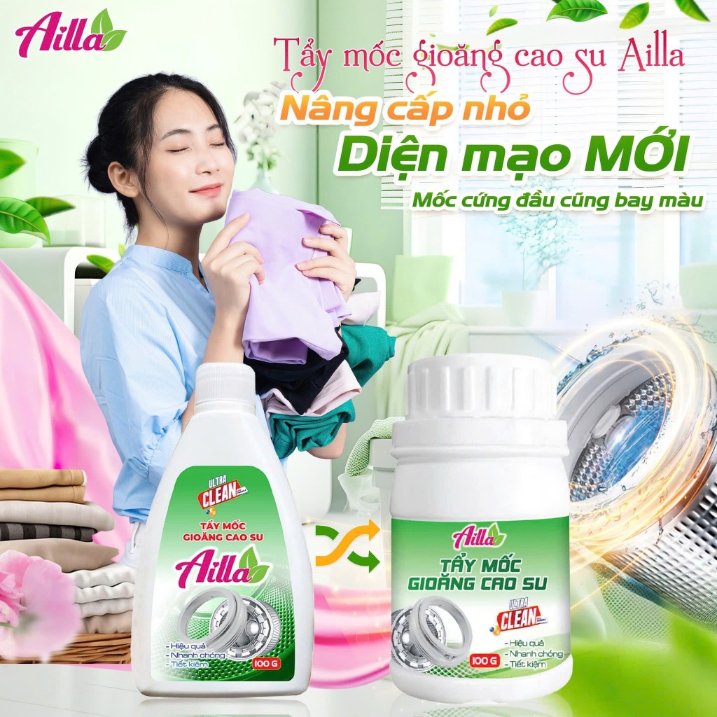 Tẩy Mốc Gioăng Cao Su Siêu Tẩy Mốc Gioăng Cao Su Máy Giặt Tủ Lạnh Ailla ...