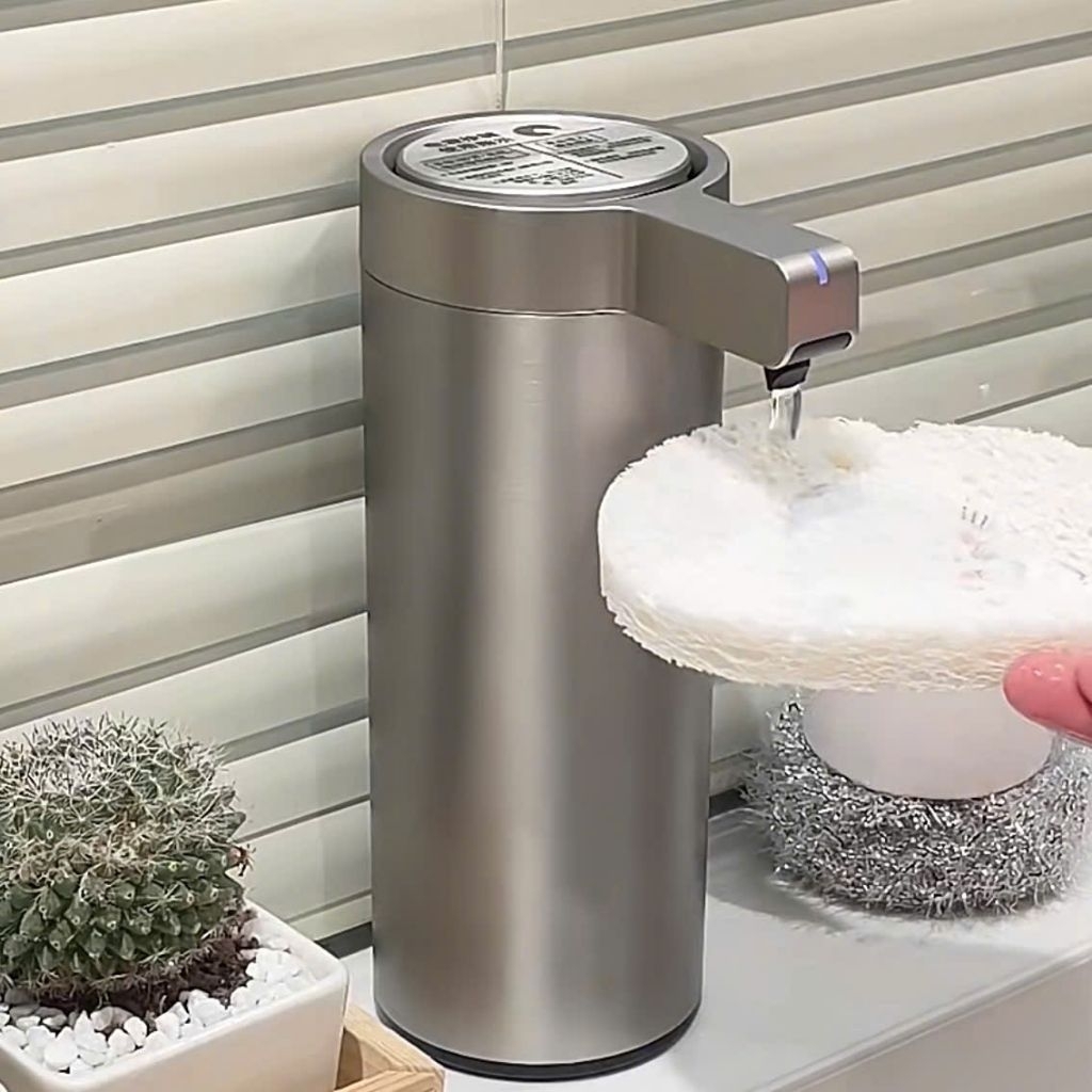 Máy nhả dung dịch cảm biến tự động inox304 dung tích 280ml sạc pin ...