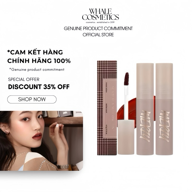 (Academia Collection) Son Kem Merzy Academia Mellow Tint 4g | Shopee ...