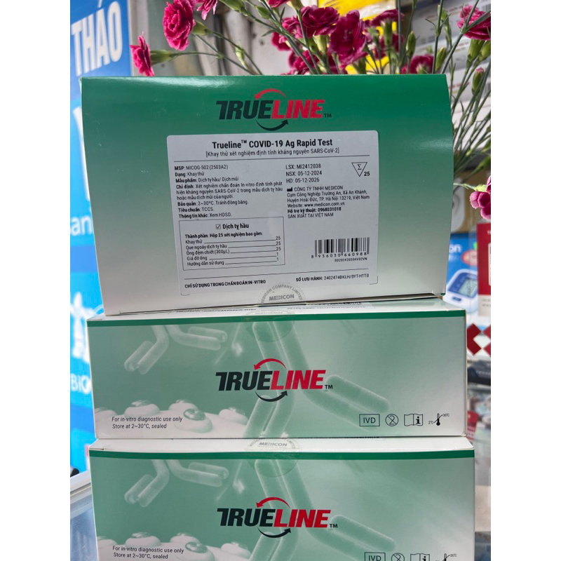 [HOẢ TỐC HN] 1 Que Test Nhanh Covid Tại Nhà Trueline Covid-19 Ag Rapid ...