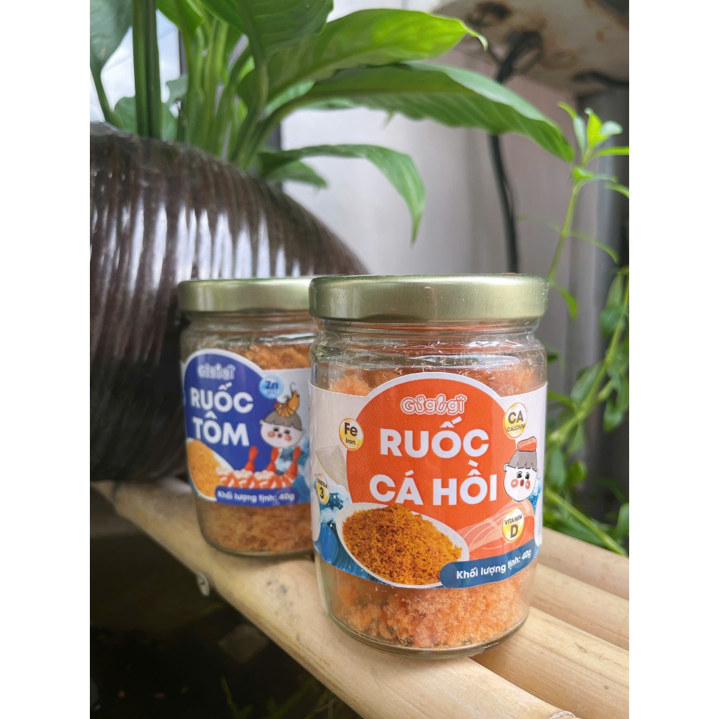 Ruốc cá hồi- Ruốc Tôm Gugugi cho mọi lứa tuổi hũ 40g | Shopee Việt Nam