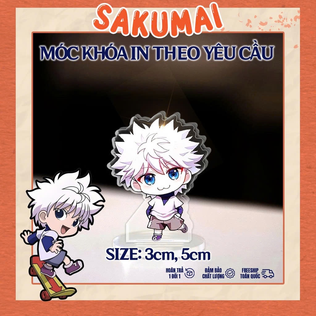 Standee, Mô Hình Hunter X Hunter Cao 5cm Standee Killua Zoldyck Gon ...