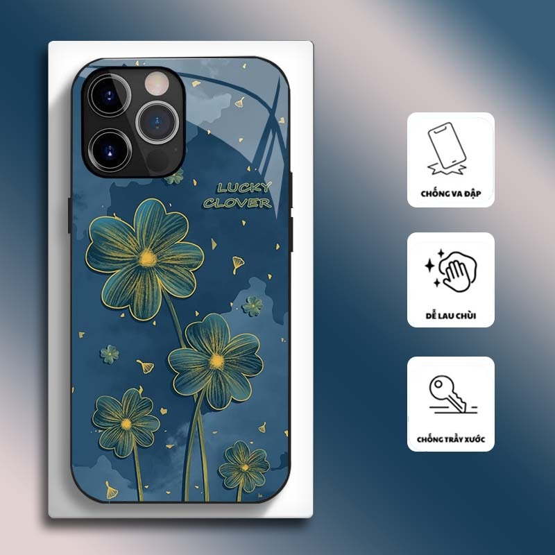 Ốp Lưng cho IPHONE 12, 12 PRO, 12 MINI, 12 PROMAX Mặt kính cường lực ...