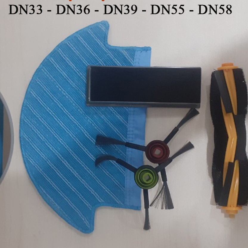 Phụ kiện robot hút bụi DN33, DN36, DN39, DN55, DN58 - chổi cạnh, chổi ...