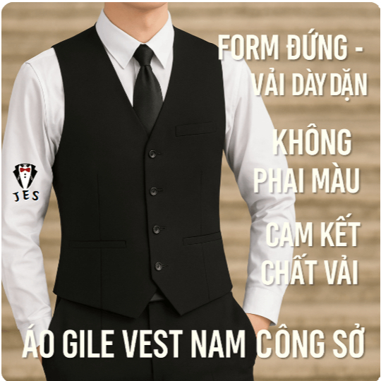 Áo Gile Nam Công Sở Màu Đen/Đô/Xanh Đen, Vest Ghile Phối Suit – Phục Vụ ...