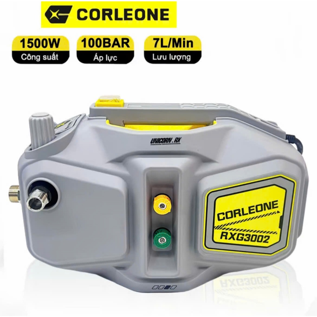 [Lõi đồng- 1500W-100BAR-trục tấm dĩa] Tặng TURBO inox 304, Máy rửa xe ...