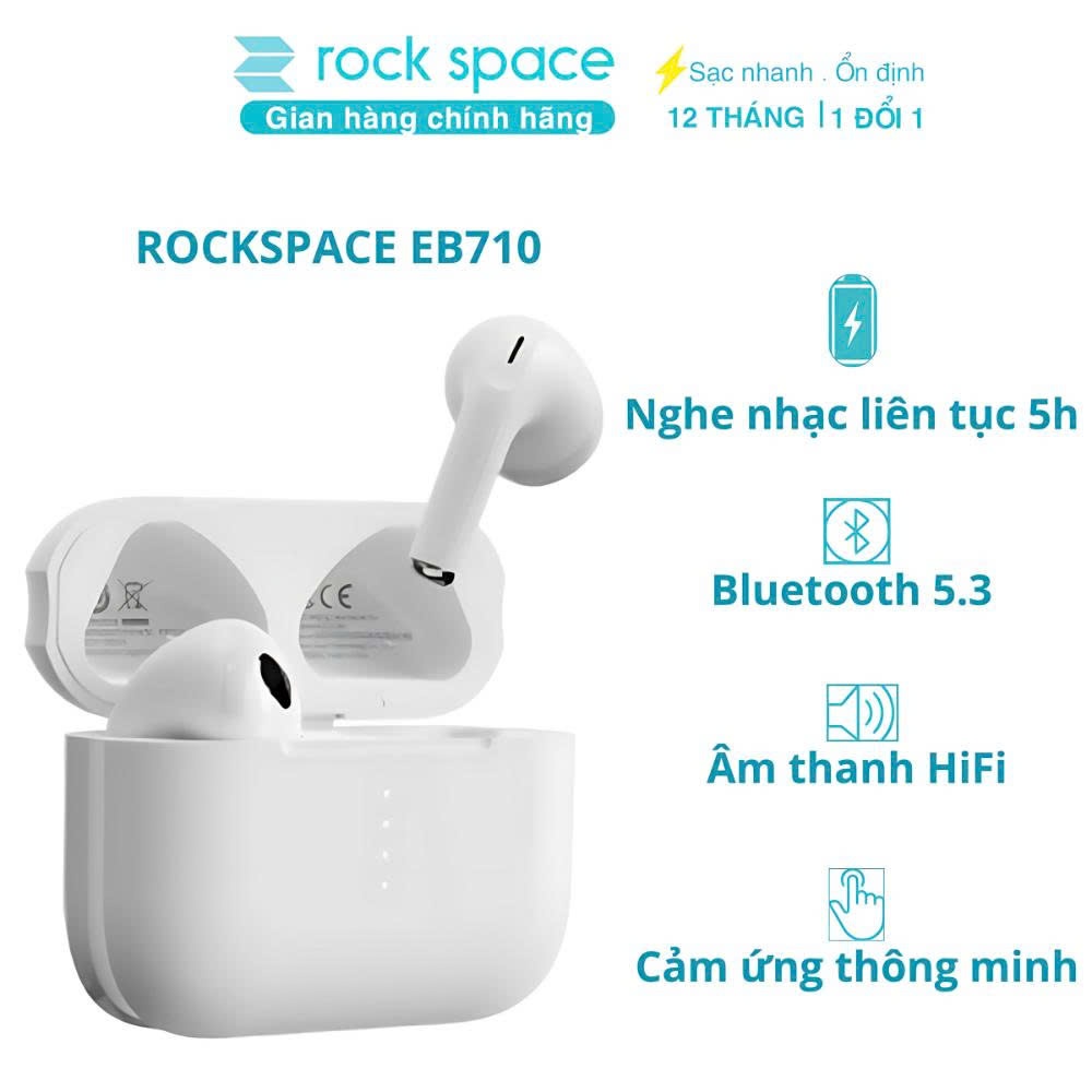 Tai nghe Bluetooth không dây nhét tai TWS ROCKSPACE EB710 Hàng chính ...