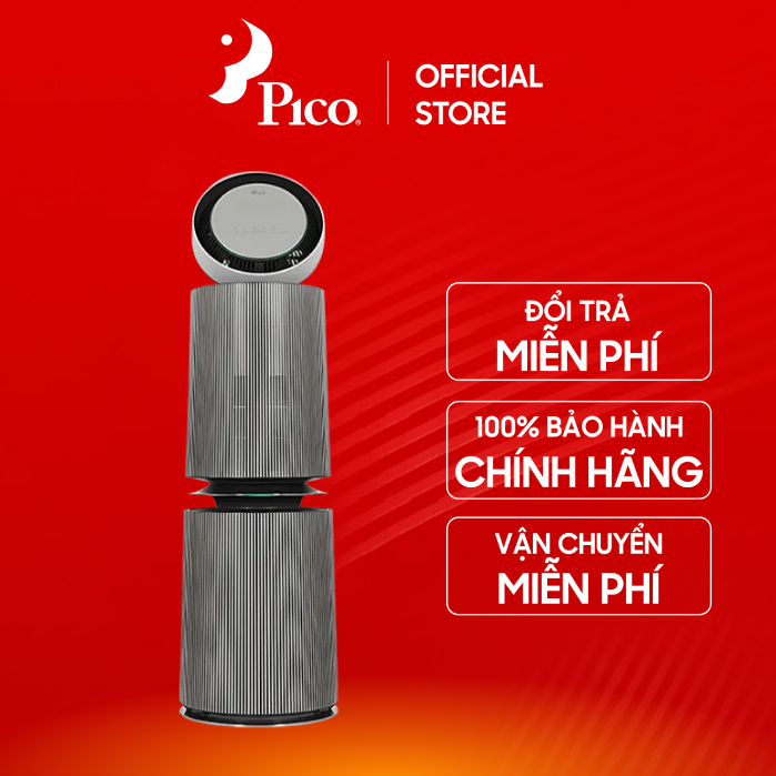 Máy lọc không khí LG PuriCare 360 Alpha Double AS10GDBY0.ABAE 72W ...