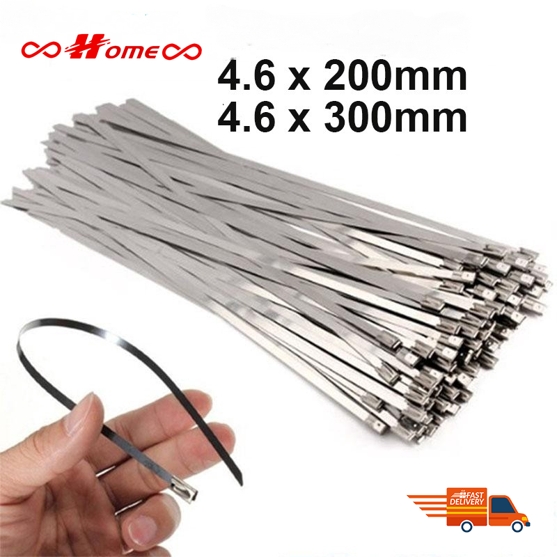 Dây rút inox 304, bộ 100 chiếc Dây rút inox, dây rút inox 304 bền bỉ ...