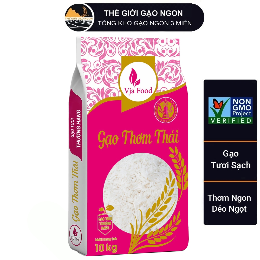 Gạo Thái Thơm VJA Thượng Hạng - Gạo Date mới, 100% Tươi sạch | Shopee Việt Nam