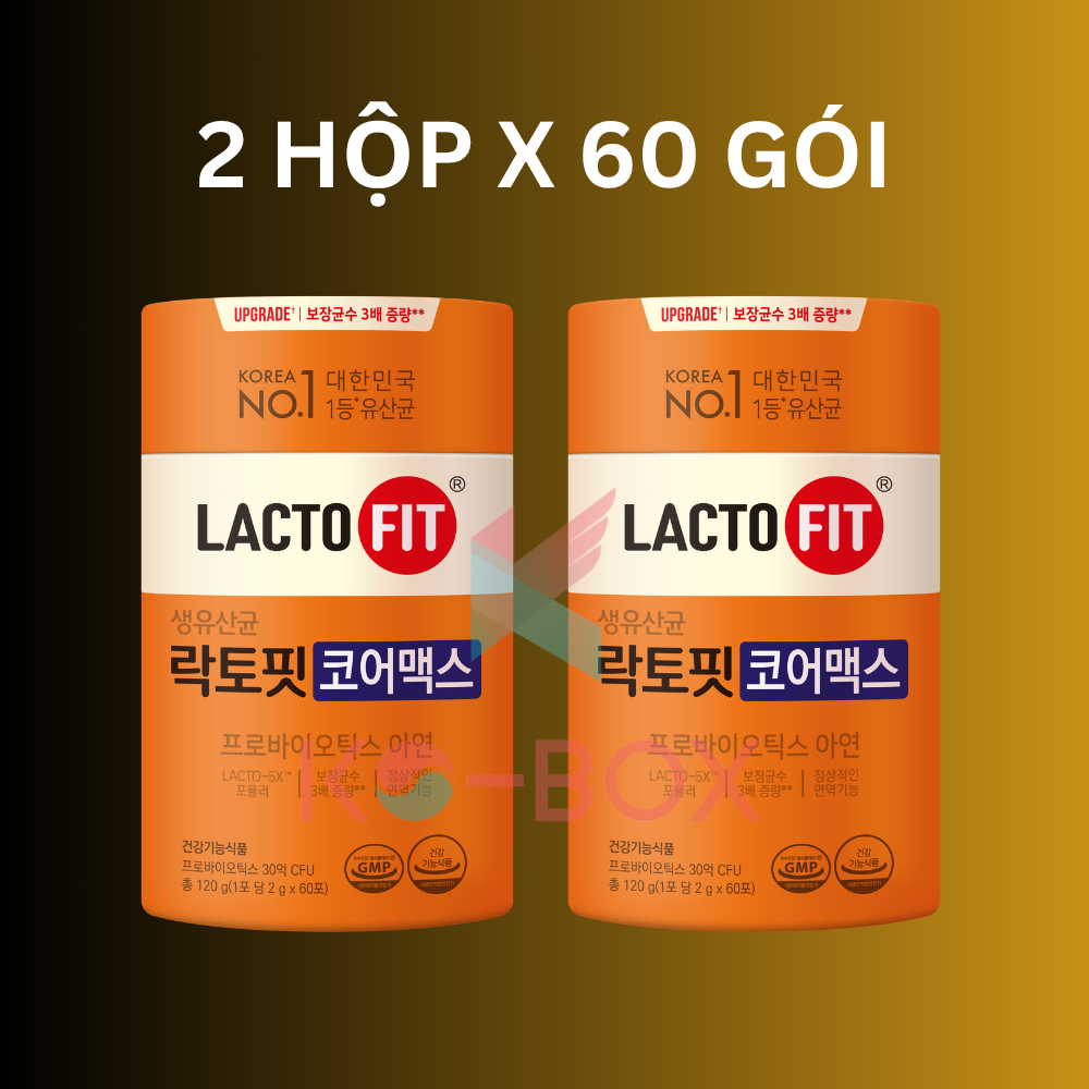 [CHÍNH HÃNG] Lacto Fit Core MAX màu cam | 2 hộp X 60 gói | lactofit ...