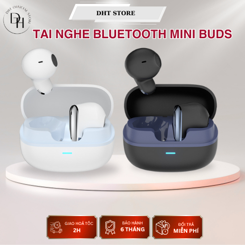 Tai nghe MINI BUDS Bluetooth V5.4 nhỏ gọn âm thanh Hifi Stereo lọc ...