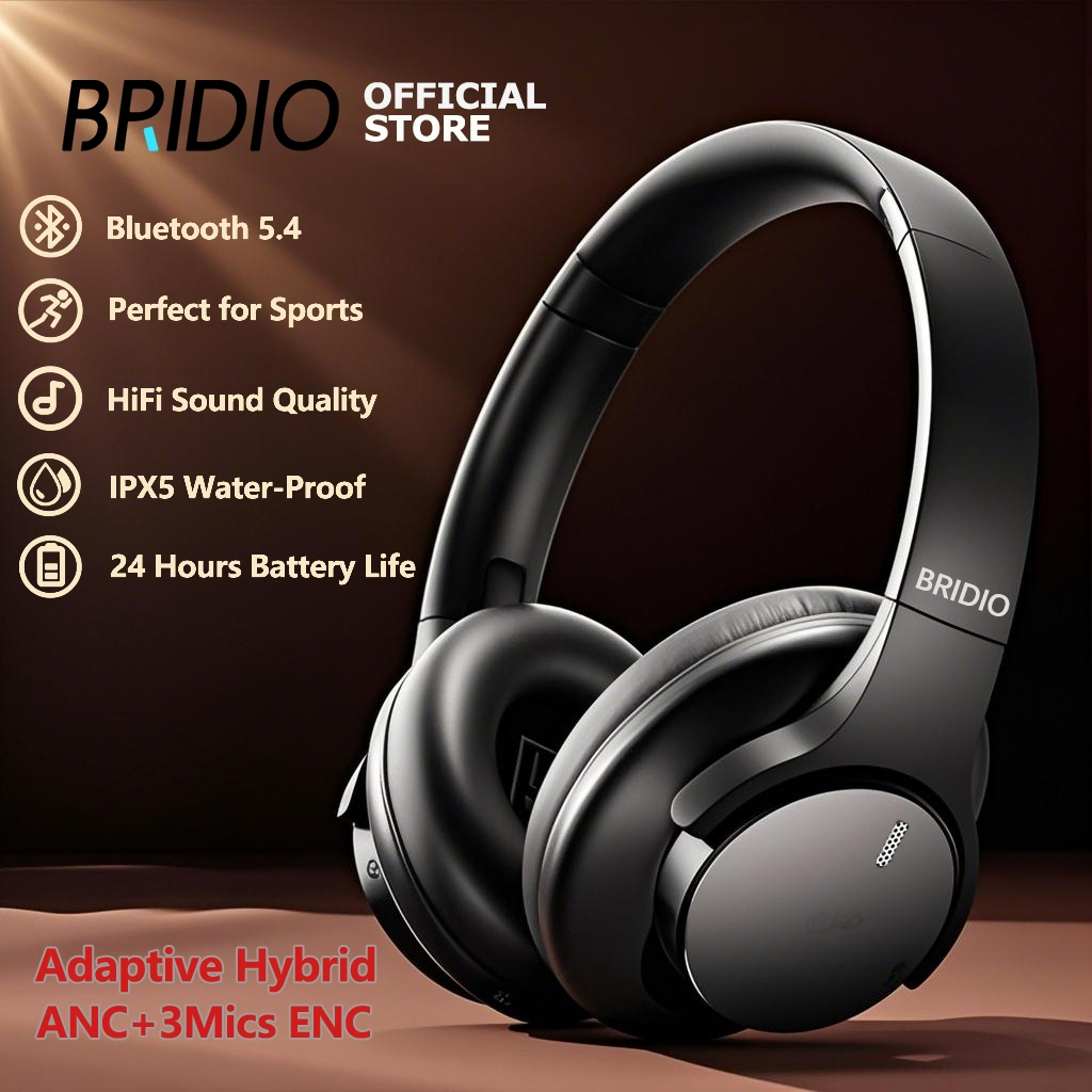 Tai Nghe Bluetooth Chụp Tai Bridio M10 PRO | Chống Ồn Chủ Động | Thời ...