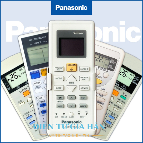 Điều khiển điều hoà Panasonic - Remote máy lạnh Panasonic các mã tuỳ chọn [Loại đẹp tặng pin ...