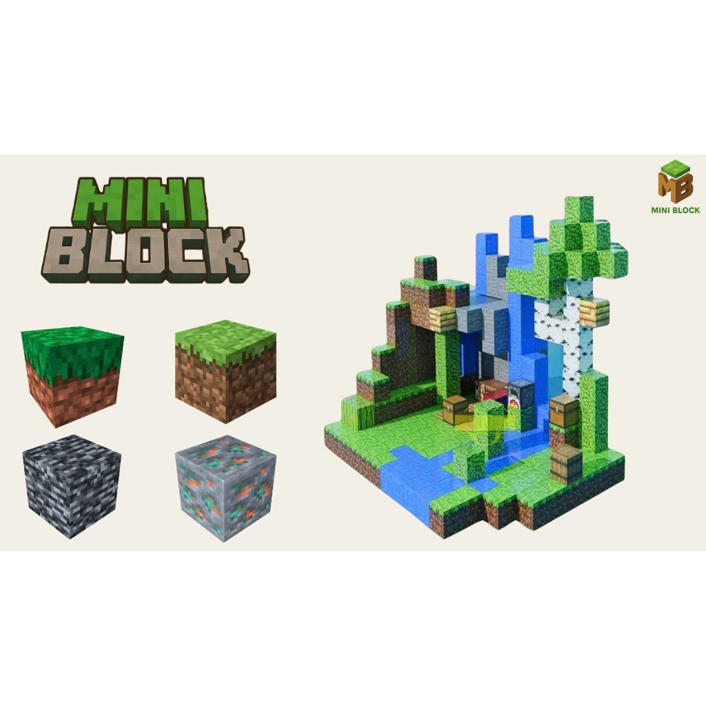 Đồ Chơi Khối Nam Châm MINI BLOCK 300-500 Viên Đồ Chơi Khối Xây Dựng ...