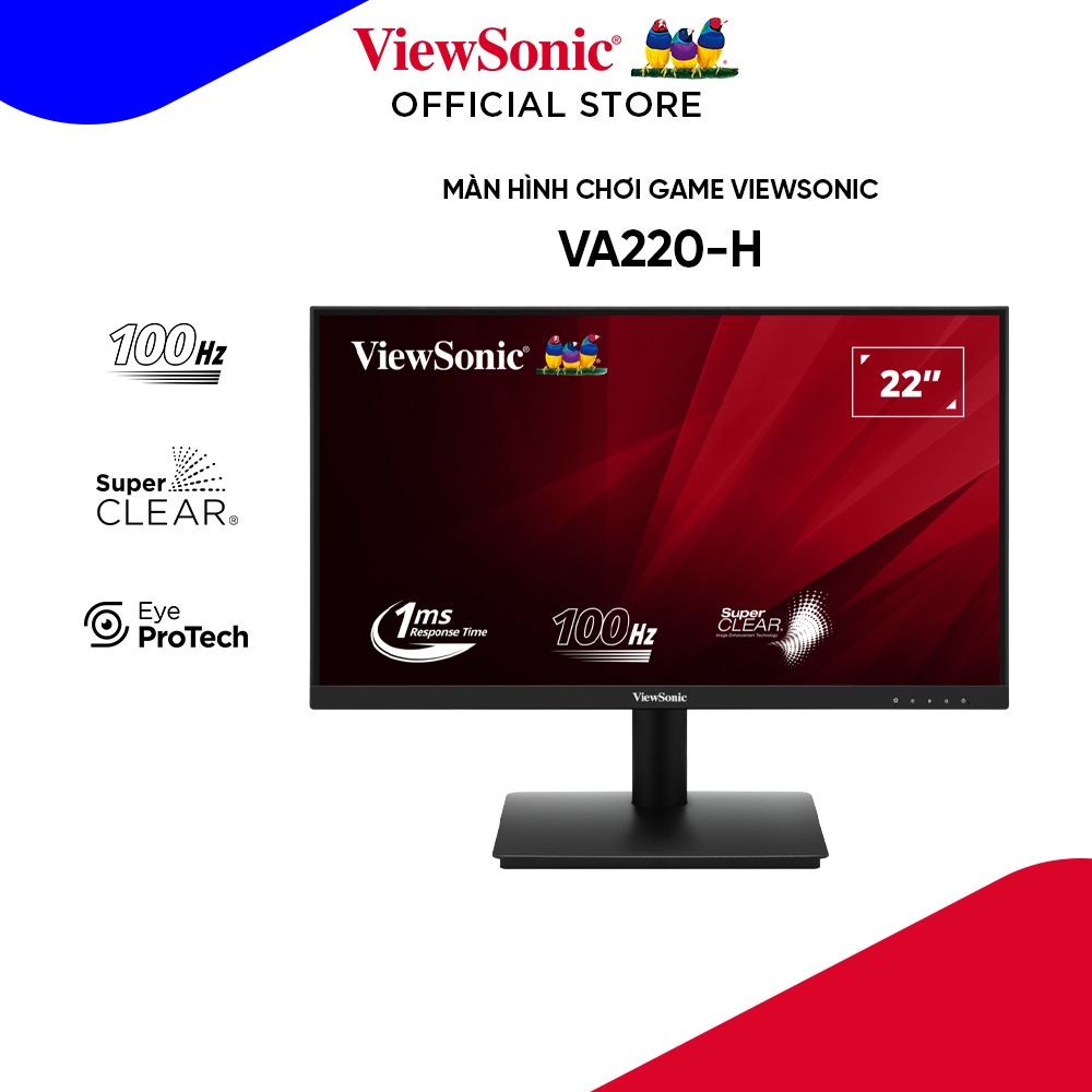 Màn Hình ViewSonic VA220-H (21.5 inch - VA - FHD - 100Hz - 1ms) - Bảo ...