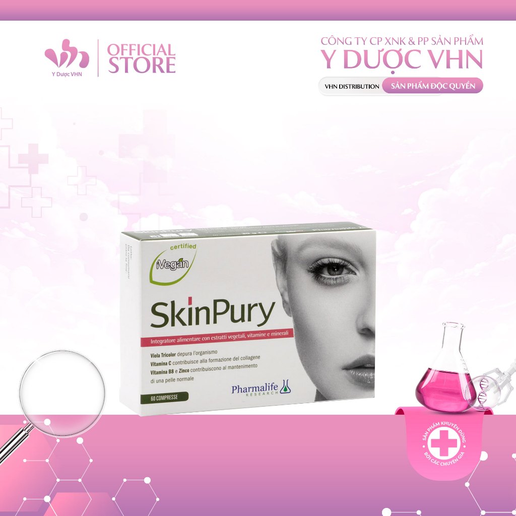 Viên Uống Đẹp Da Skin Pury PHARMALIFE RESEARCH Hỗ Trợ Thải Độc, Ngăn ...