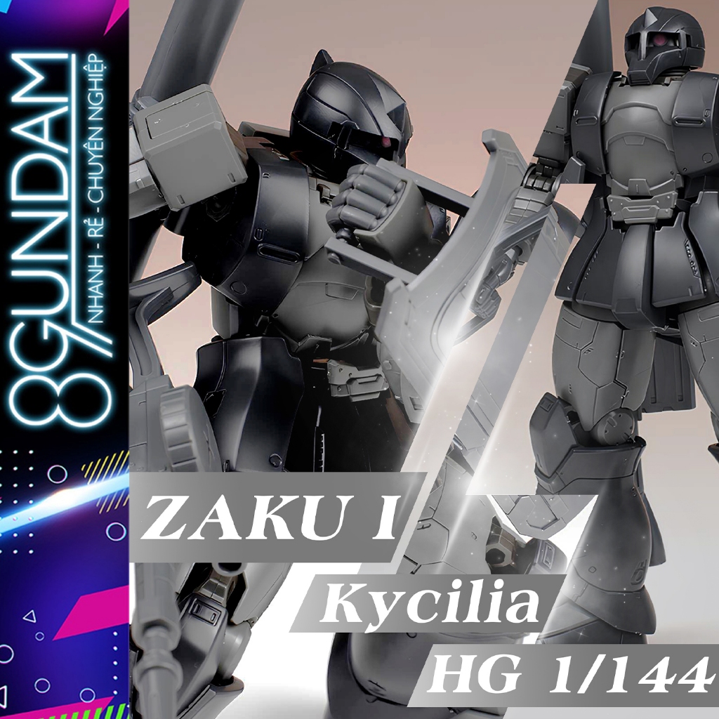 [CÓ SẴN] Mô Hình Lắp Ráp HG Zaku I The Origin Fighter "Kycilia's Forces ...