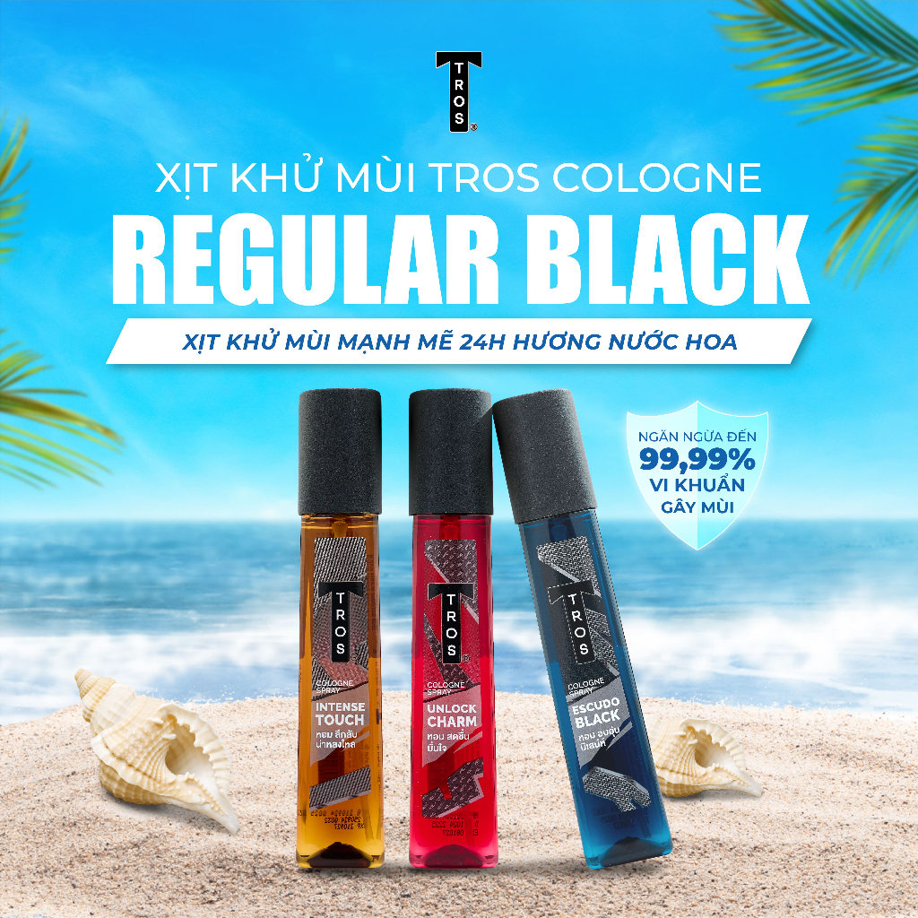 Body Mist Nước Hoa Nam TROS Cologne Spray Xịt Khử Mùi Mạnh Mẽ 24 Giờ ...
