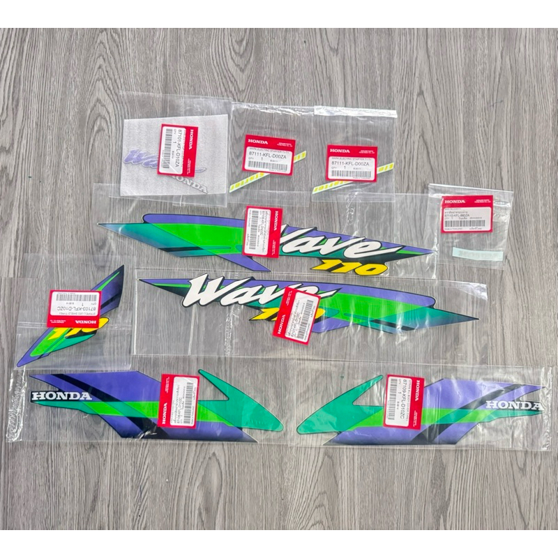 Tem wave 110 xanh nhớt chính hãng đời 2000 | Shopee Việt Nam