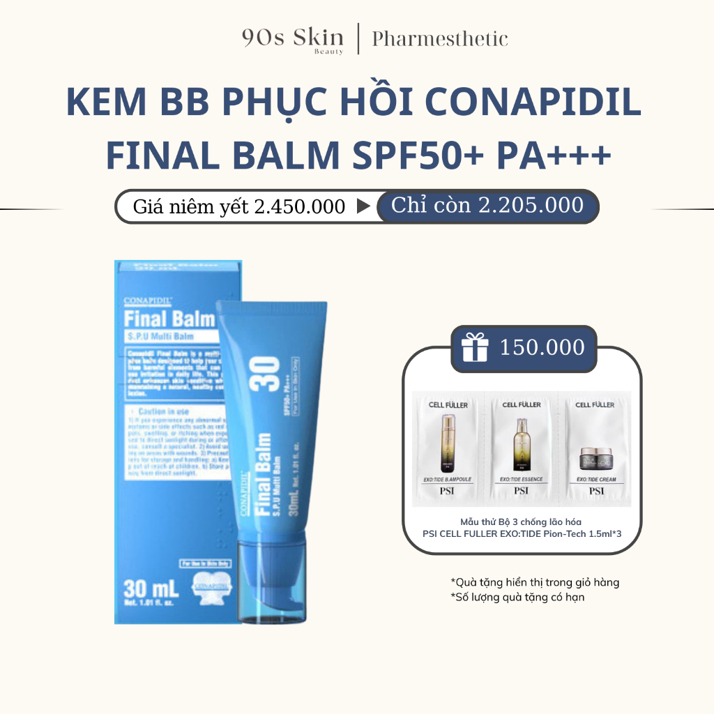 Kem Dưỡng BB Phục Hồi Conapidil Final Balm SPF50+PA+++ 30ml ...