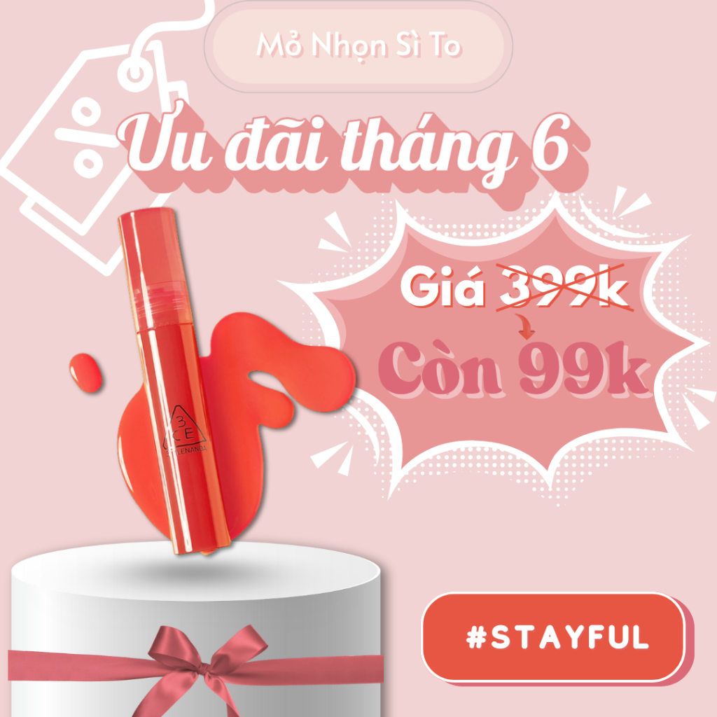 THANH LÝ Son 3CE #Stayful | Shopee Việt Nam