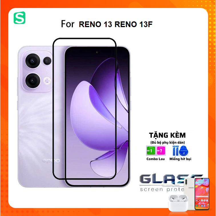 Kính cường lực oppo reno 14 reno 14 f reno 13 f reno 13 5g full keo ...