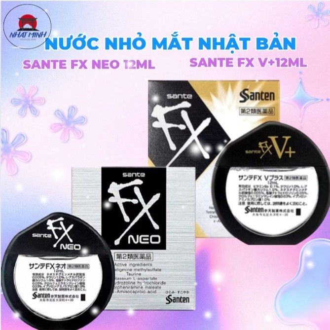 Nước nhỏ mắt Nhật Bản Sante Fx 12ml, Sante Fx V+ | Shopee Việt Nam