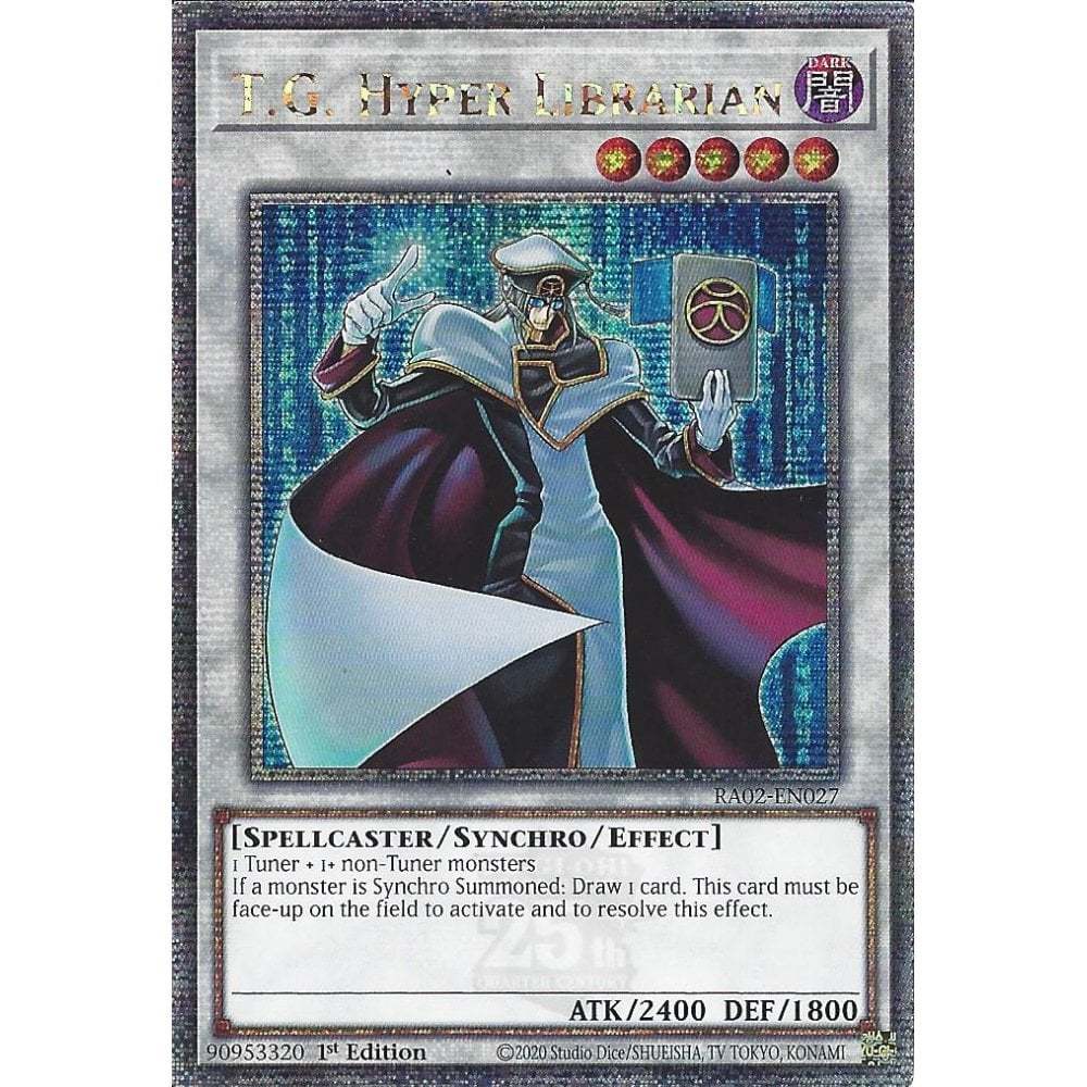 [KW2 Yugioh] [EN-UK] Thẻ bài RA02-EN027 T.G. Hyper Librarian : Quarter ...